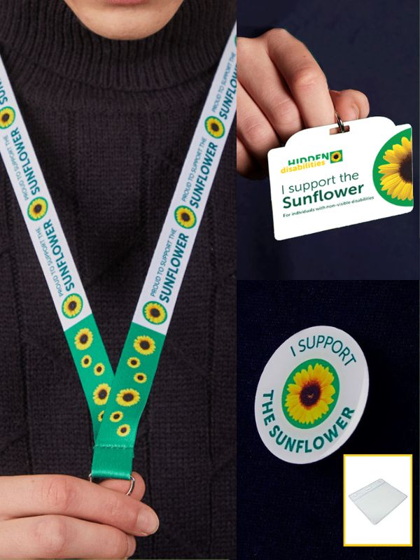 sunflower neck strap