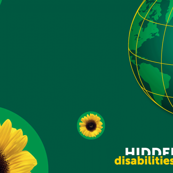 A symbol for non-visible disabilities