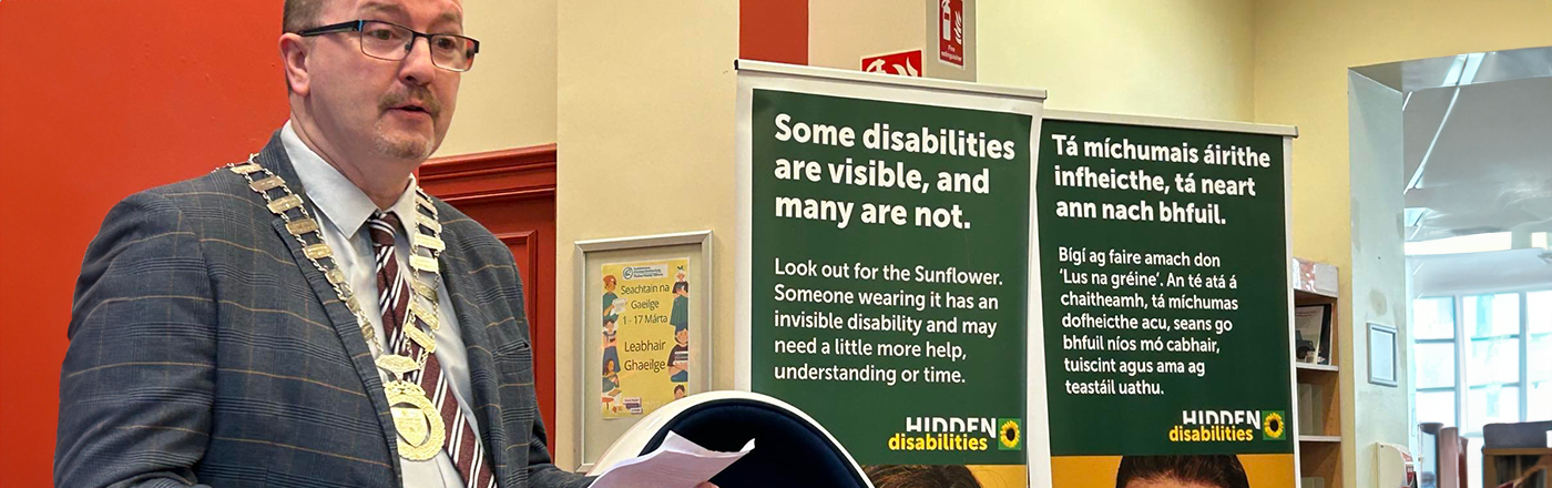 Carlow Libraries join the Hidden Disabilities Sunflower
