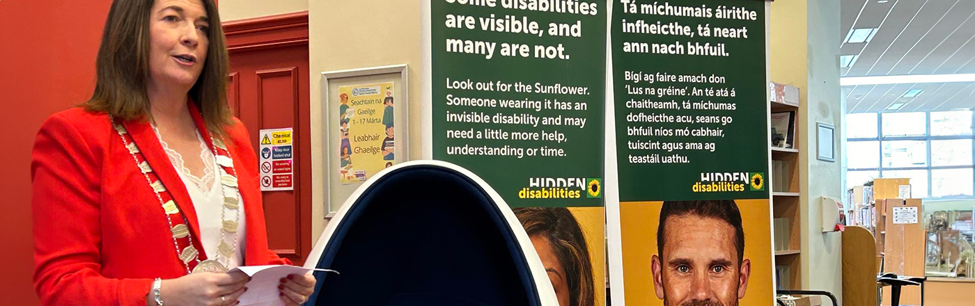 Carlow Libraries join the Hidden Disabilities Sunflower