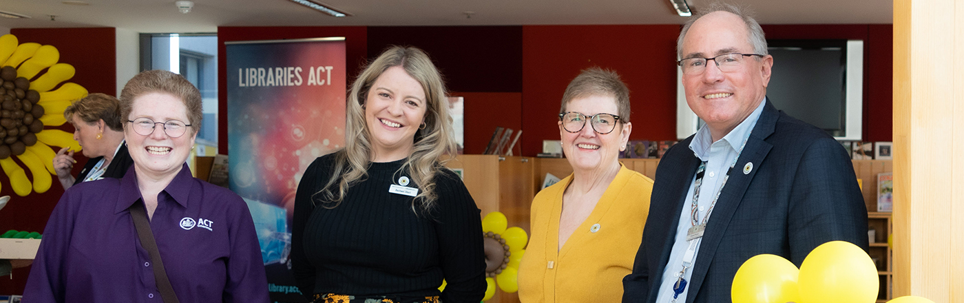 Libraries ACT Join the global Hidden Disabilities Sunflower network
