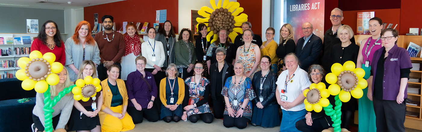Libraries ACT Join the global Hidden Disabilities Sunflower network