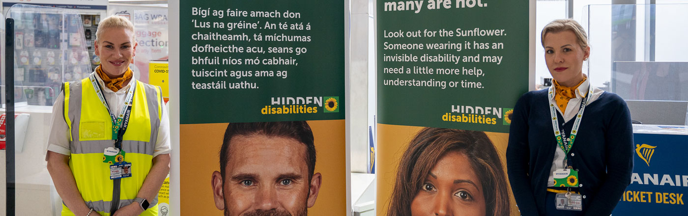 Ryanair launches the Hidden Disabilities Sunflower