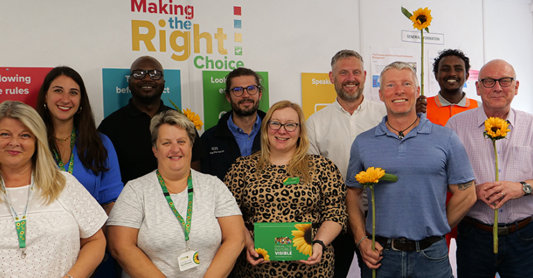 EKFB launch the Hidden Disabilities Sunflower