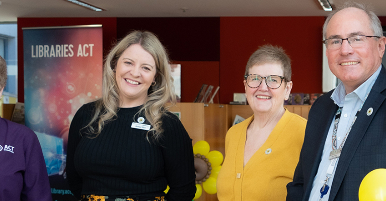 Libraries ACT Join the global Hidden Disabilities Sunflower network