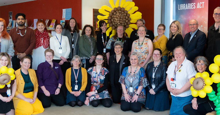 Libraries ACT Join the global Hidden Disabilities Sunflower network