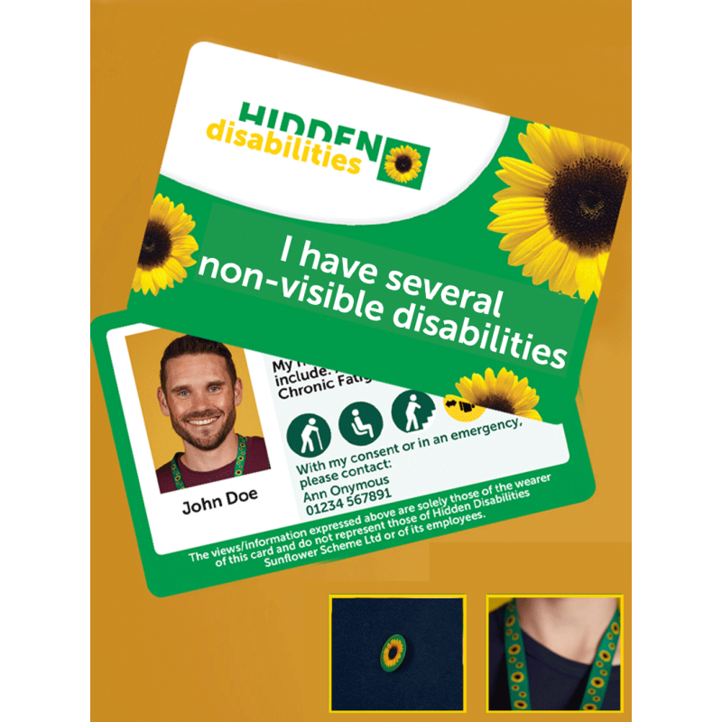Personalized Non - Visible Multiple Disabilities Card